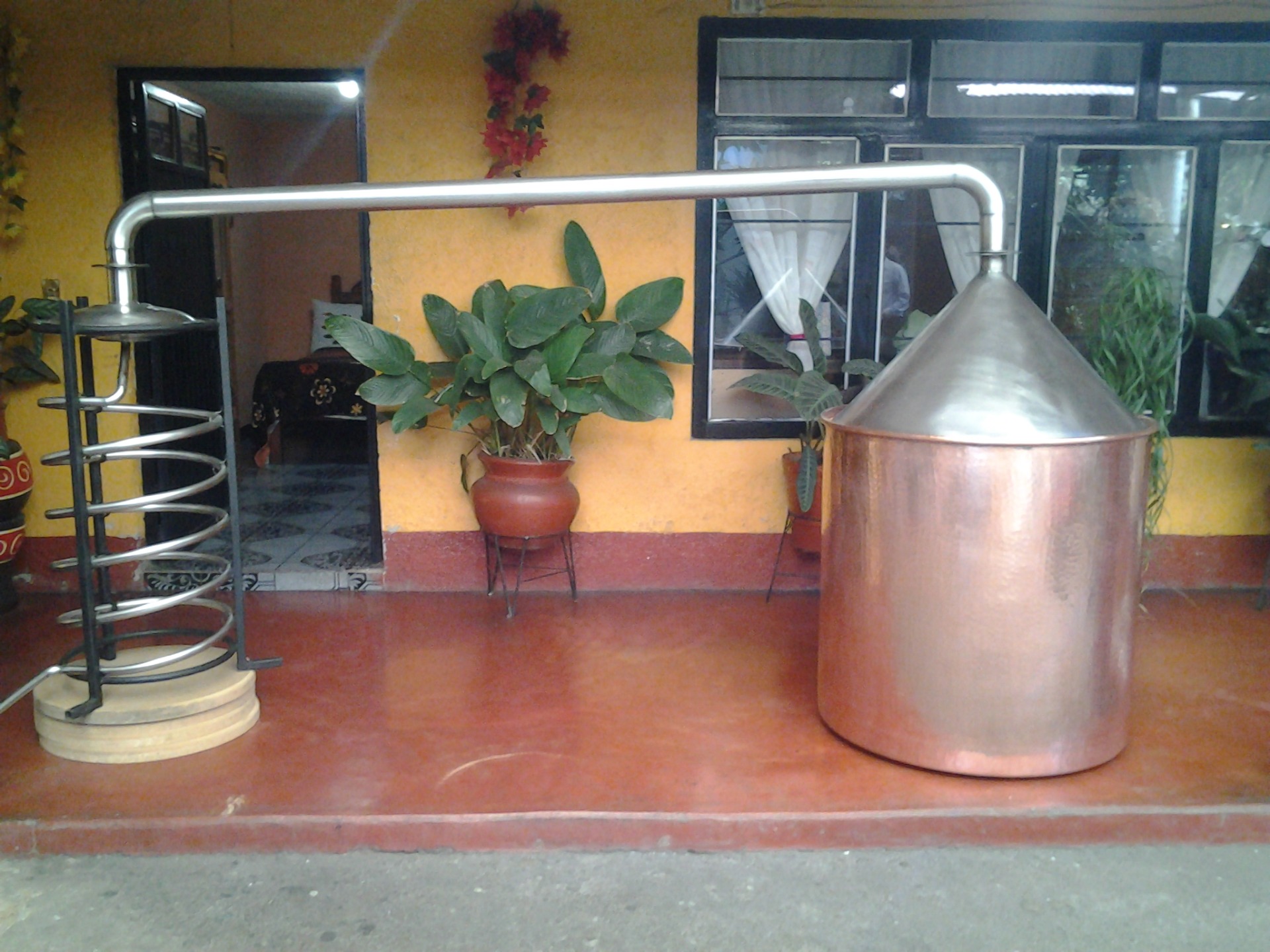 ALAMBIQUE COBRE ACERO 500 LITROS